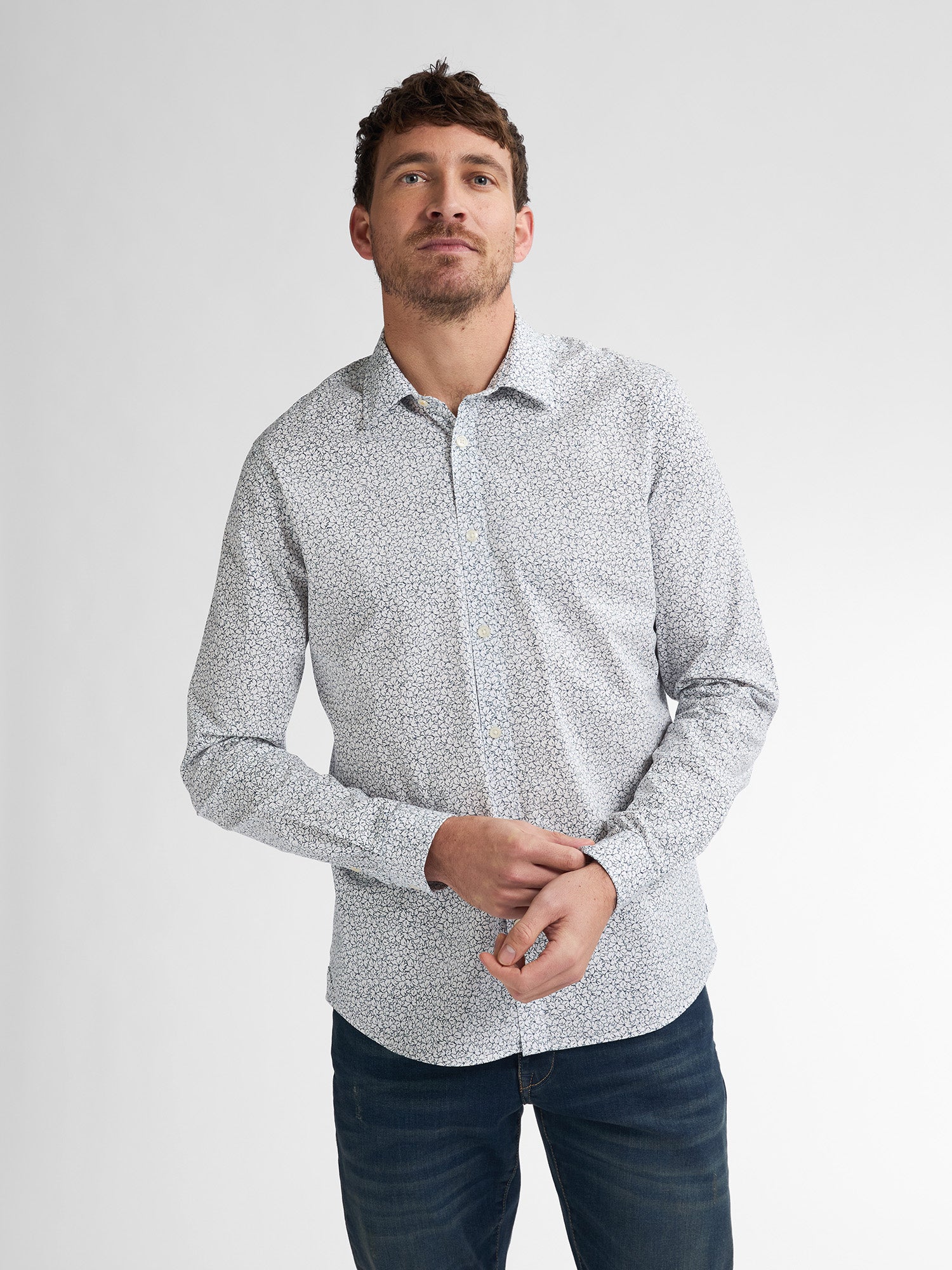 All-over Print Overhemd Surfcrest | Officiële Petrol Industries® webshop